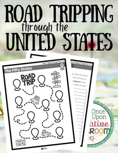 The Fifty States Printables Unit by Once Upon a Creative Classroom