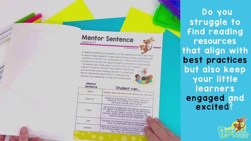 Mentor Sentence & Text | Letter B Sound | Build a Sentence Shared Reading