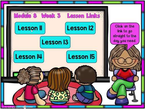 HMH Into Reading - First Grade Structured Literacy Presentations, Module 8