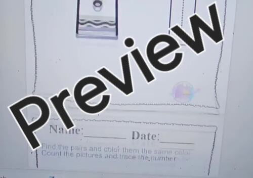 Errorless Number Recognition-Crayons-Editable Instructions by Media Mamaw