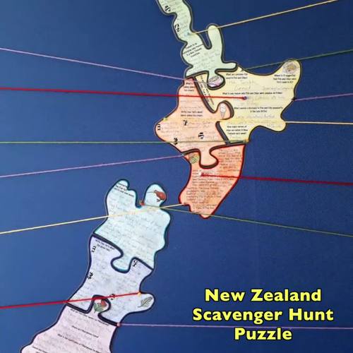 New Zealand Geography and Kiwiana Culture Unit by Top Teaching Tasks