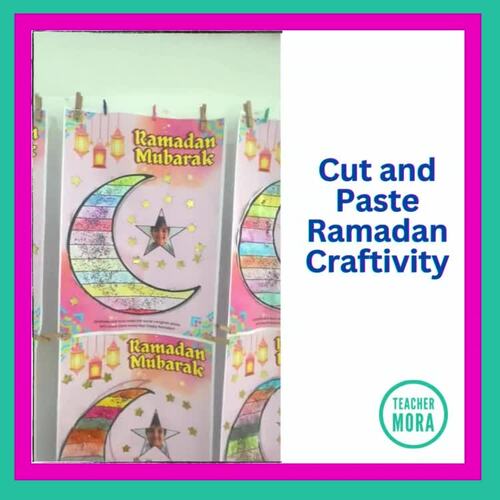 Cut and Past Ramadan Craftivity - Ramadan Mubarak - Ramadan Craft