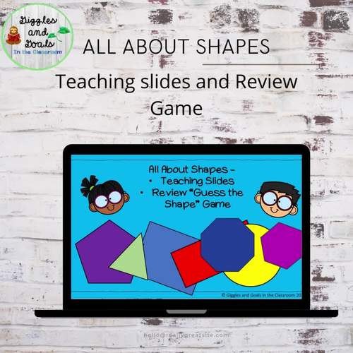 2D Shapes Teaching Slides and Review Game by Giggles and Goals in the ...