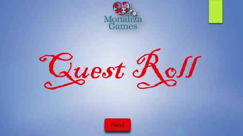 QuestRoll Game |Fully Editable conversation Template by Mona Mokhtar