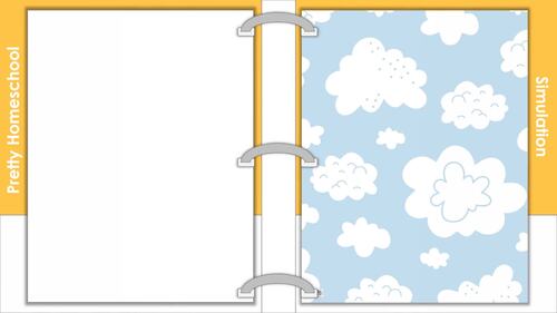 Editable and Printable Portfolio Binder Covers and Spines | Bears Theme