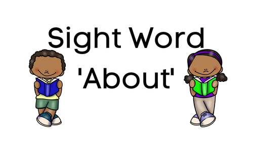 Sight Word 'About', Reading Non-Fiction Books, Video and SLIDES | TpT