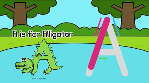 Animated Letters - Learn to Write Upper & Lowercase Letters with ...