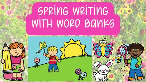 Spring Writing Worksheets PreK Kindergarten First Grade TK UTK March ...