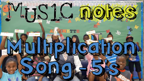 5's Multiplication Song - Clap Your Hands, Multiply, Stomp Your Feet