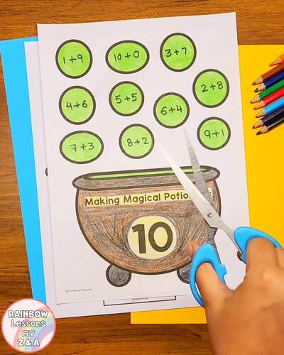 Halloween Math Crafts | Skip Counting | Halloween Math Activities ...