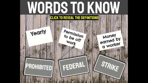 Labor Day Interactive Google Slides™ Presentation | Distance Learning