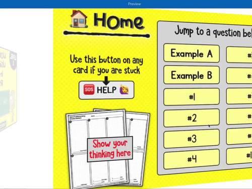 Long Division | Interpreting Remainders | Word Problems | Boom™ Cards