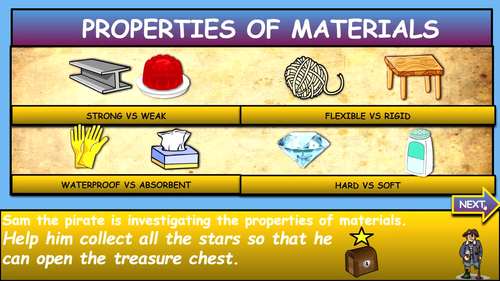 Properties of Materials: Interactive Google Slides + PPT + 2 Worksheets