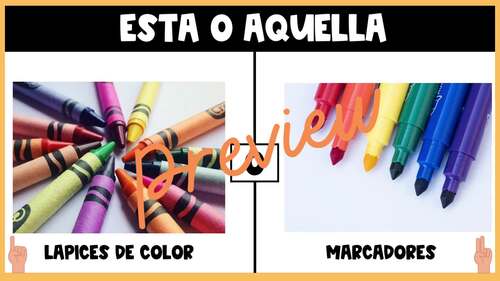 SPANISH Would You Rather | This or That Activity Slides | SEL | TPT