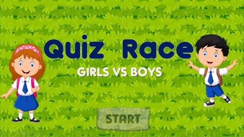 Student Quiz Race Game in PowerPoint | Editable Template | TPT