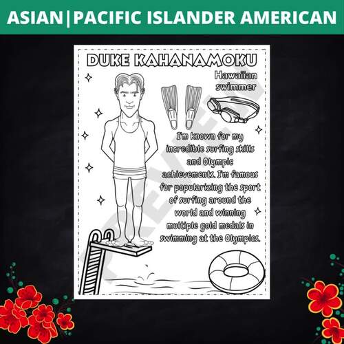 Asian American and Pacific Islander coloring pages, Bulletin board ...