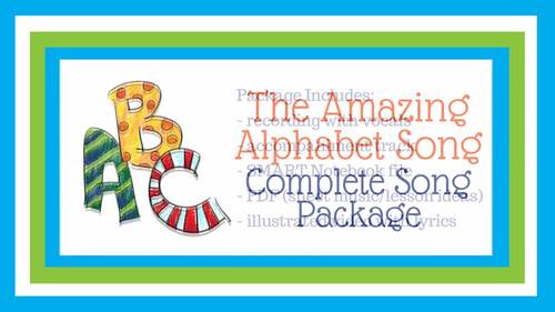 Alphabet Song & Activity | Printables, mp3s, PDF, SMART & Video Included