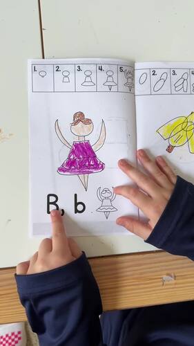 Alphabet Decode and Draw Directed Drawing Books by ThatKinderMama