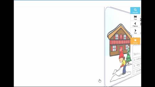 Winter Reading Comprehension Animated Pictures Boom Cards ™ by Miss Faleena