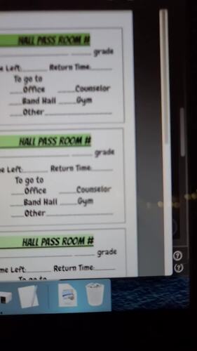 Student Hall Pass by Castlelina Teach Shop | TPT