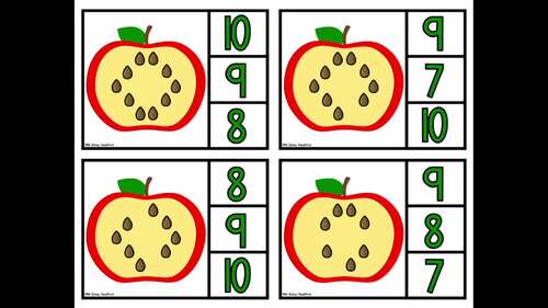 Counting Clip Cards Kindergarten Math Center and Fine Motor | TPT
