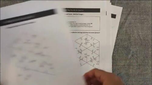 6th grade | Adding fraction fun worksheets puzzles by Golden Cat Math
