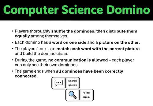 Computer Science Card Games for Kids & Students with Individual ...