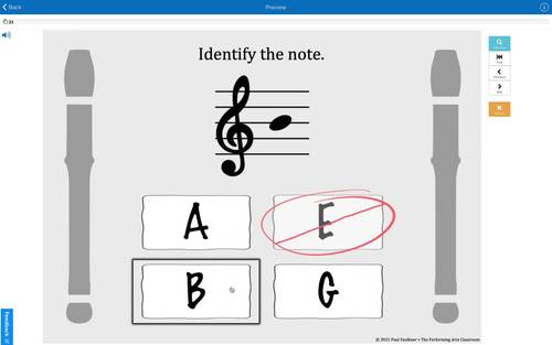 Recorder Notes and Fingers Boom Cards + Easel Activity | TPT
