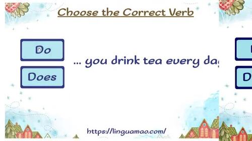 do vs does. Interactive quiz. Present Simple. by Linguamao ESL | TPT