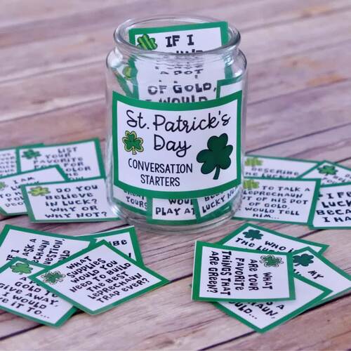 St. Patrick's Day Journal Writing Prompts and Conversation Starters