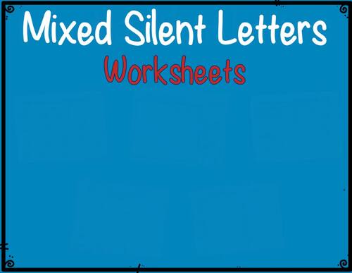 Silent Letters Phonic Worksheets Answer Sheets Included | TPT
