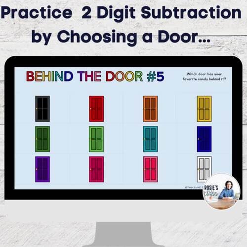2 Digit Subtraction Practice With And Without Regrouping Powerpoint ...