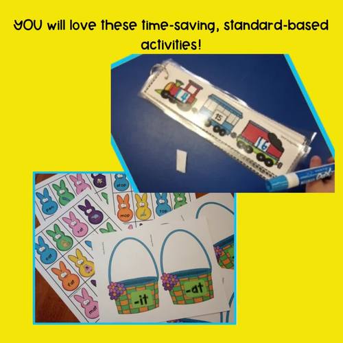 Springtime Activities for Elementary Students by Kindergarten and Clips