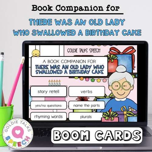 There Was an Old Lady Who Swallowed a Birthday Cake Book Companion ...