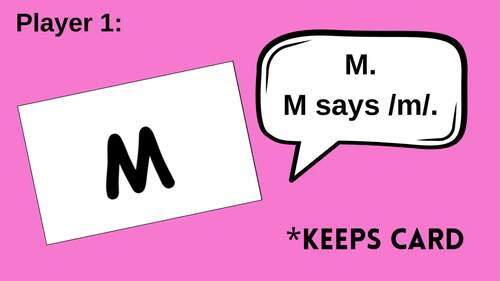 Back to School ABC Letter Recognition Fluency Game | Letter ID & Sound