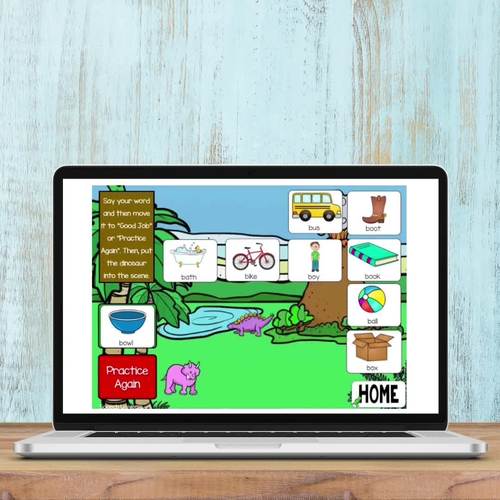 Dinosaur Articulation Boom Cards by Speech Universe | TpT