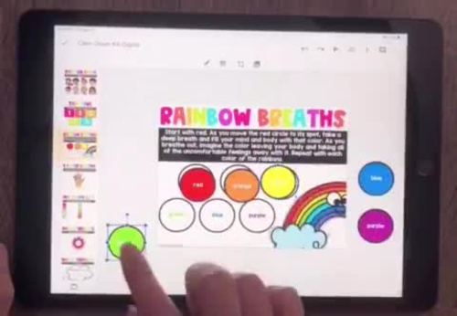 Virtual Calm Down Corner for Google Slides: Digital Coping Strategies