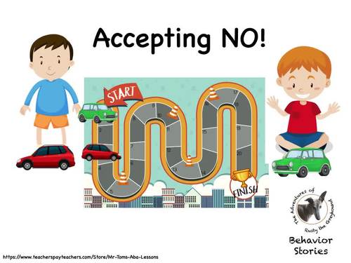 Accepting NO - Social Skills Behavior Story - SEL by Mr Toms ABA Lessons