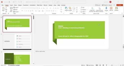 BBB4M International Business Unit 5 Bundle - Corporate Social ...