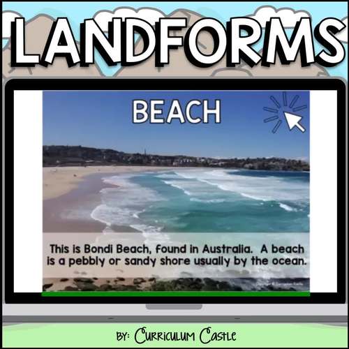 Landforms Digital Activities for Google Slides™ by Curriculum Castle