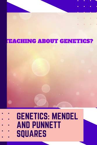 Genetics: Mendel and Punnett Squares by Foster Scholastics | TPT