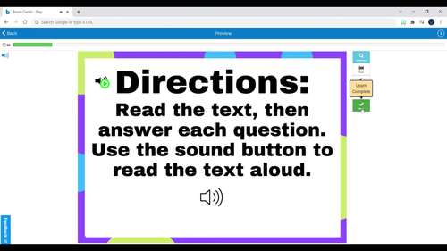 Theme and Key Details Boom Cards The Tricky Crane and the Fox | TPT