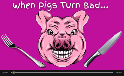 When Pigs Turn Bad, George Orwell's ANIMAL FARM Memory Game Video