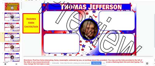 Presidential Digital Book - Google Classroom Ready - NO PREP | TPT