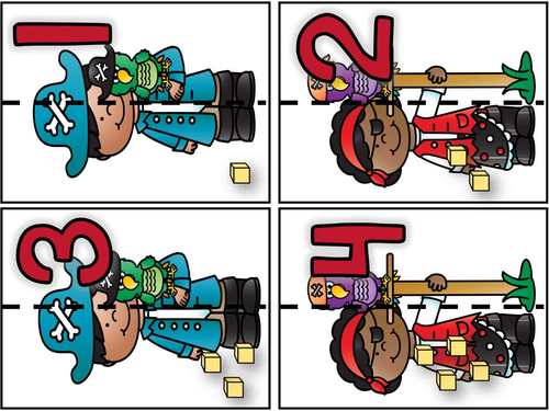 Pirate Place Value by Erika Deane | TPT