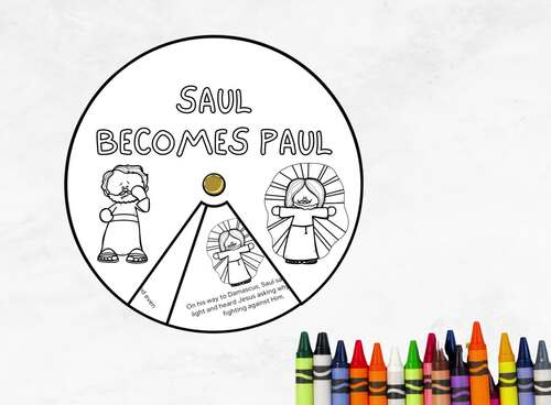saul coloring sheet