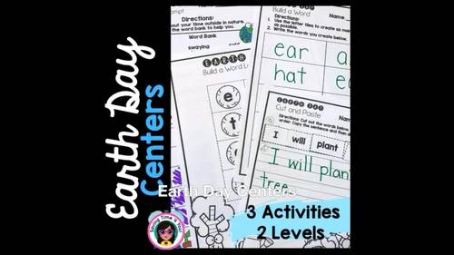 Earth Day Activities - for Literacy Centers by Saving Time 4 You!