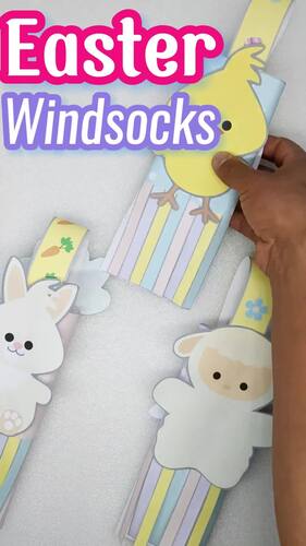 Easter Windsock Craft | Activity for Kids by Craftytopia Creations