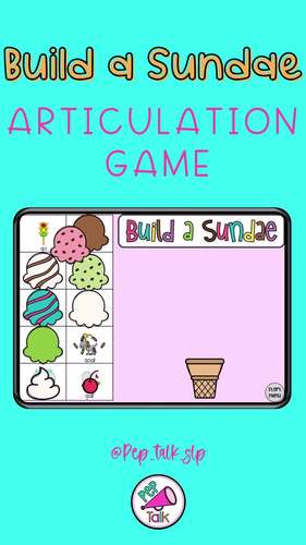 Build a Sundae BUNDLE by Pep Talk | TPT