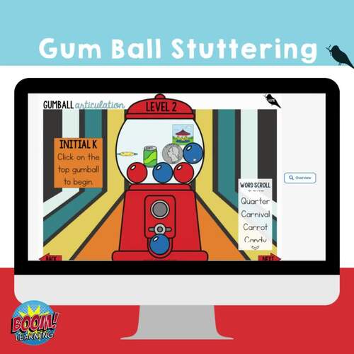 Stuttering Gum Ball Activity for Summer Hybrid Speech Therapy Education ...